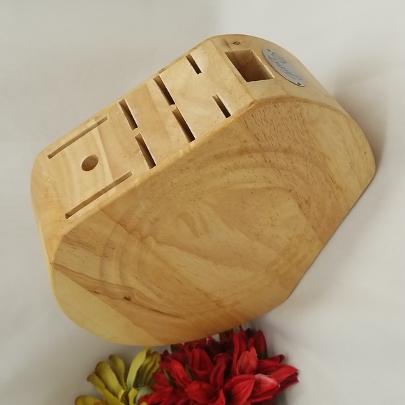 Fiesta | Kitchen | Fiesta Wooden Knife Block | Poshmark